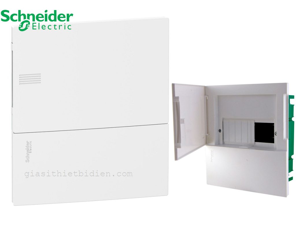 TỦ ĐIỆN NHỰA ÂM TƯỜNG 8 ĐƯỜNG SCHNEIDER (CỬA TRẮNG) - MIP22108 - Đại lý ...